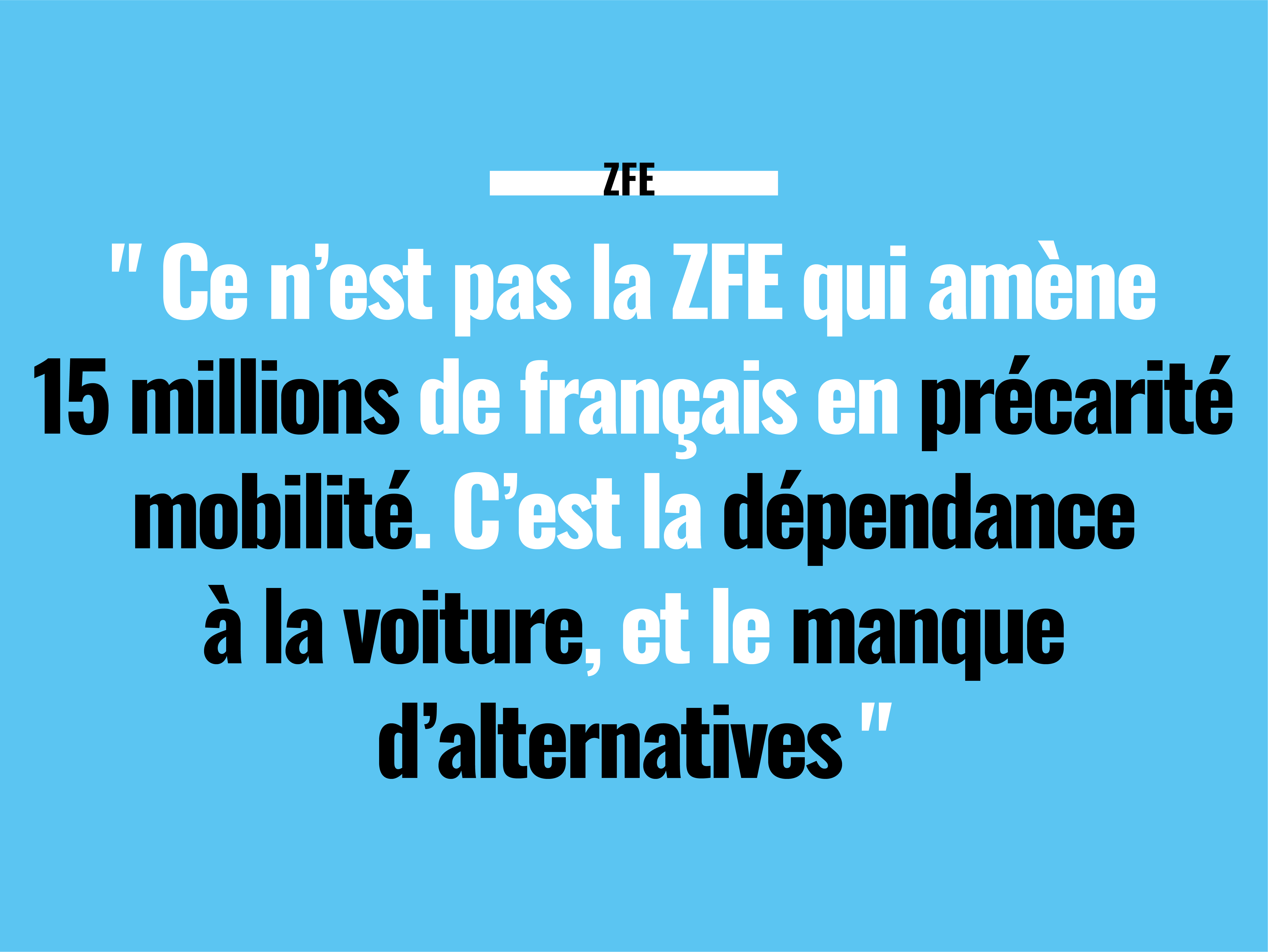 Communiqué | Pourquoi supprimer les ZFE n'est pas la solution ...